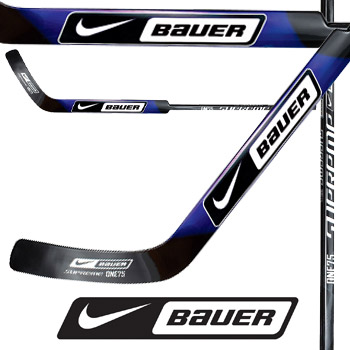 Nike Bauer Supreme One75 BLUE Composite Goal Stick- Sr