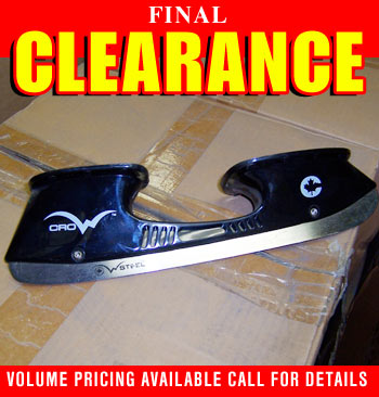 Crow Hockey Skate Holder & Steel Runner