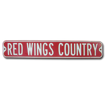 Red Wings Street Sign