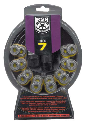 BSB ABEC 7 Bearings (16-Pack)