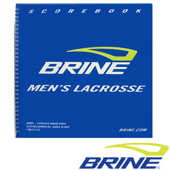 Brine Men's Lacrosse Scorebook '11